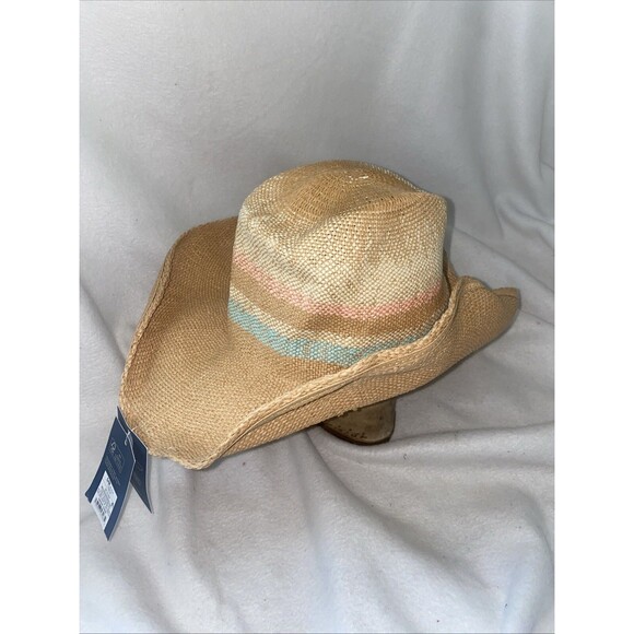Universal Thread | Accessories | New Cowgirl Straw Wide Brim Sun Cowboy ...
